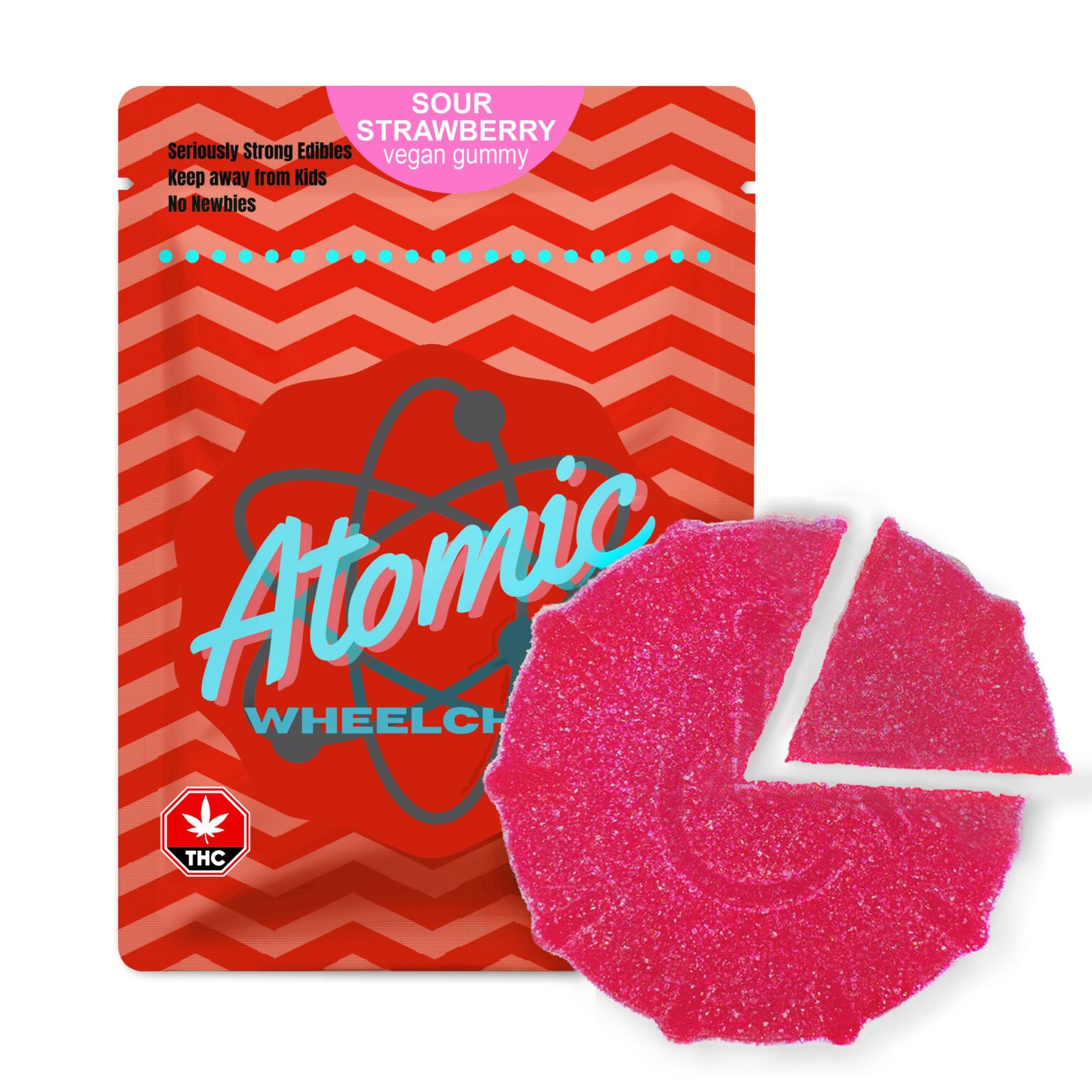 ATOMIC WHEELCHAIR THC VEGAN GUMMIES | 5000MG EDIBLES – The Alchemist